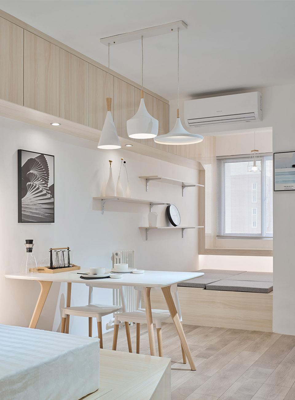 Renovation of a 34-square-meter small apartment in Weinan by HOT DESIGN ...