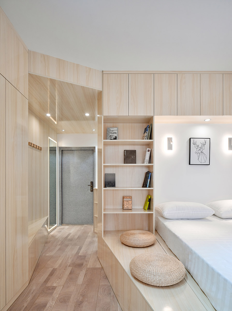 Renovation of a 34-square-meter small apartment in Weinan by HOT DESIGN ...