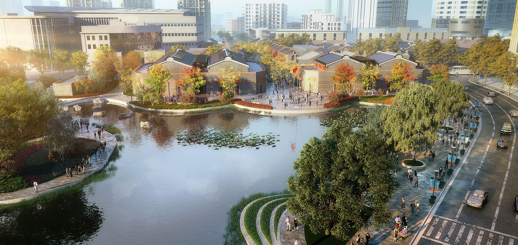 Taipingqiao Park, China by Design Land Collaborative Ltd (DLC) - 谷德设计网