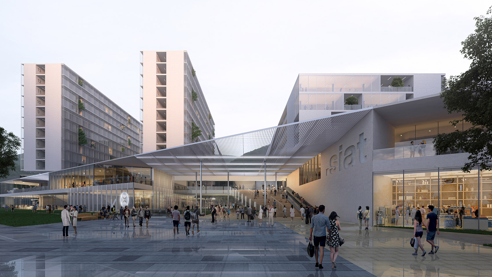 Shenzhen Institute of Advanced Technology Campus Design (competition ...