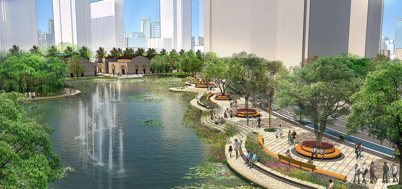 Taipingqiao Park, China by Design Land Collaborative Ltd (DLC) - 谷德设计网