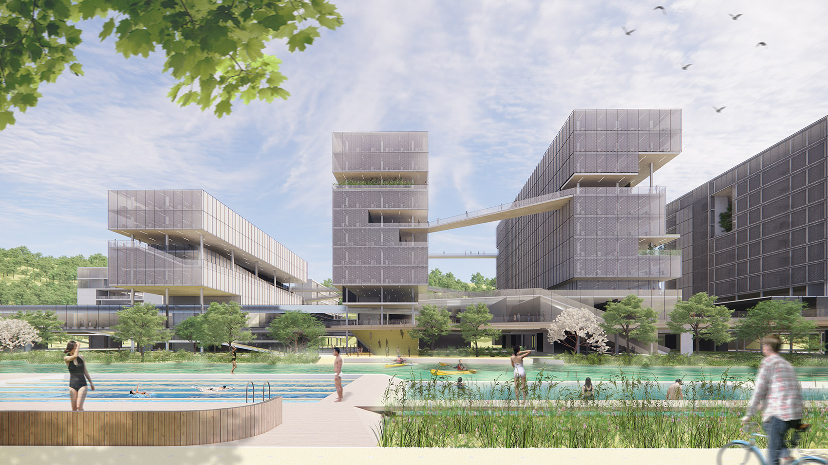 Shenzhen Institute of Advanced Technology Campus Design (competition ...