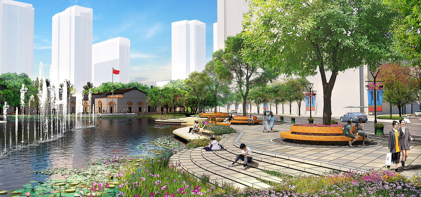 Taipingqiao Park, China by Design Land Collaborative Ltd (DLC) - 谷德设计网