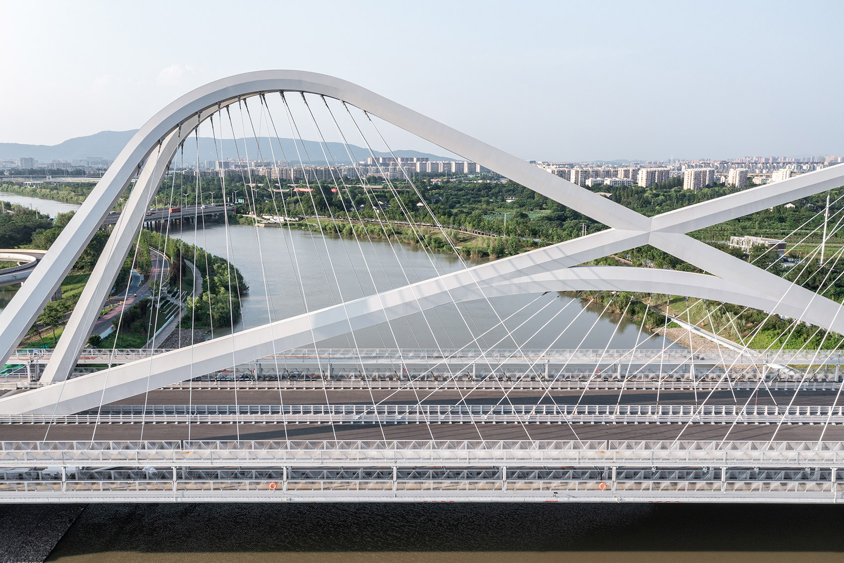 Nanjing Qinhuai Bay Bridge, China by AND Office + NAN Architects - 谷德设计网