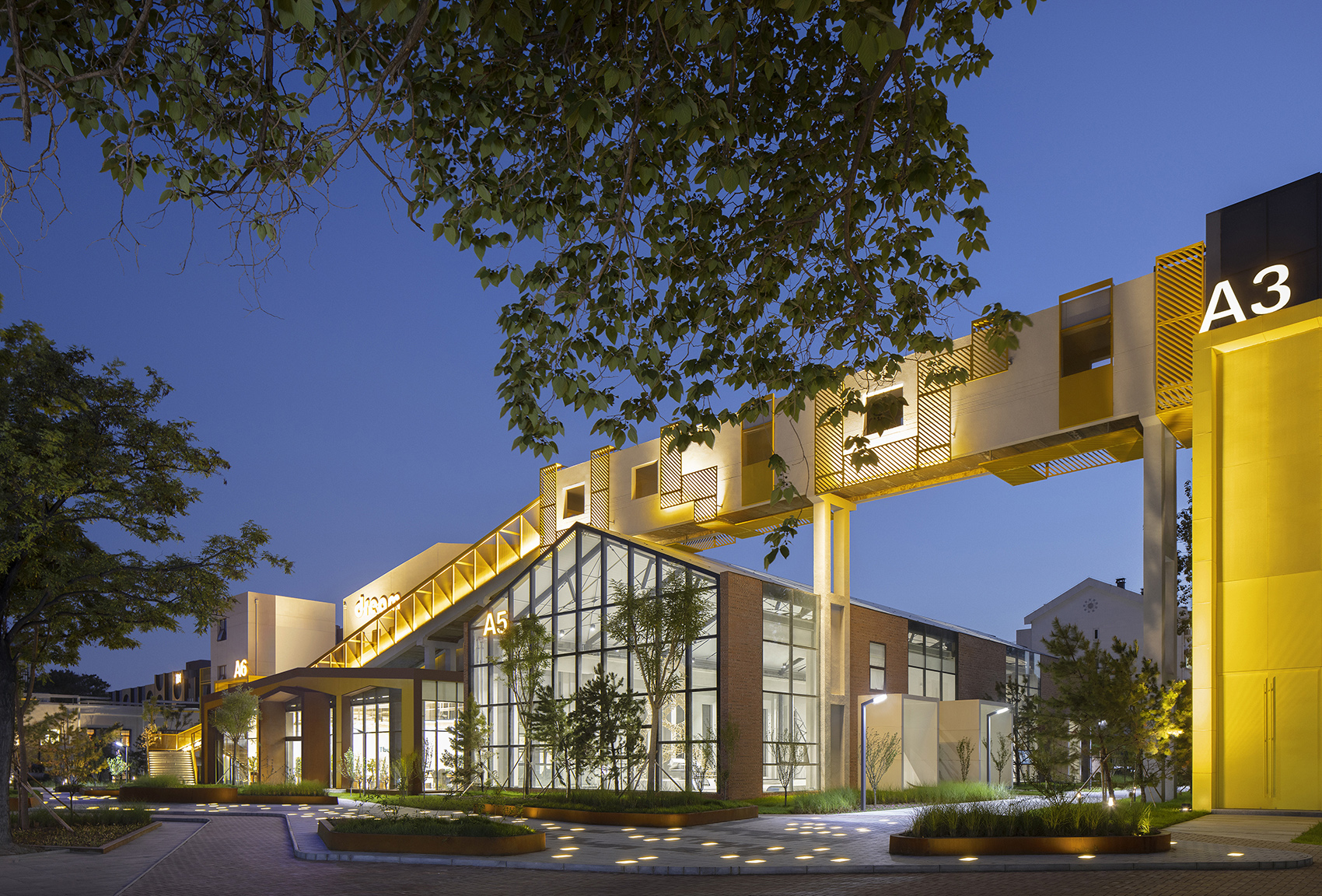 Beijing Fashion Factory courtyard A, China by AntiStatics Architecture ...