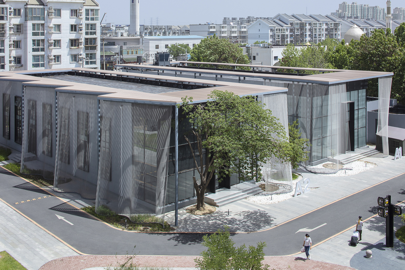 Beijing Fashion Factory courtyard A, China by AntiStatics Architecture ...