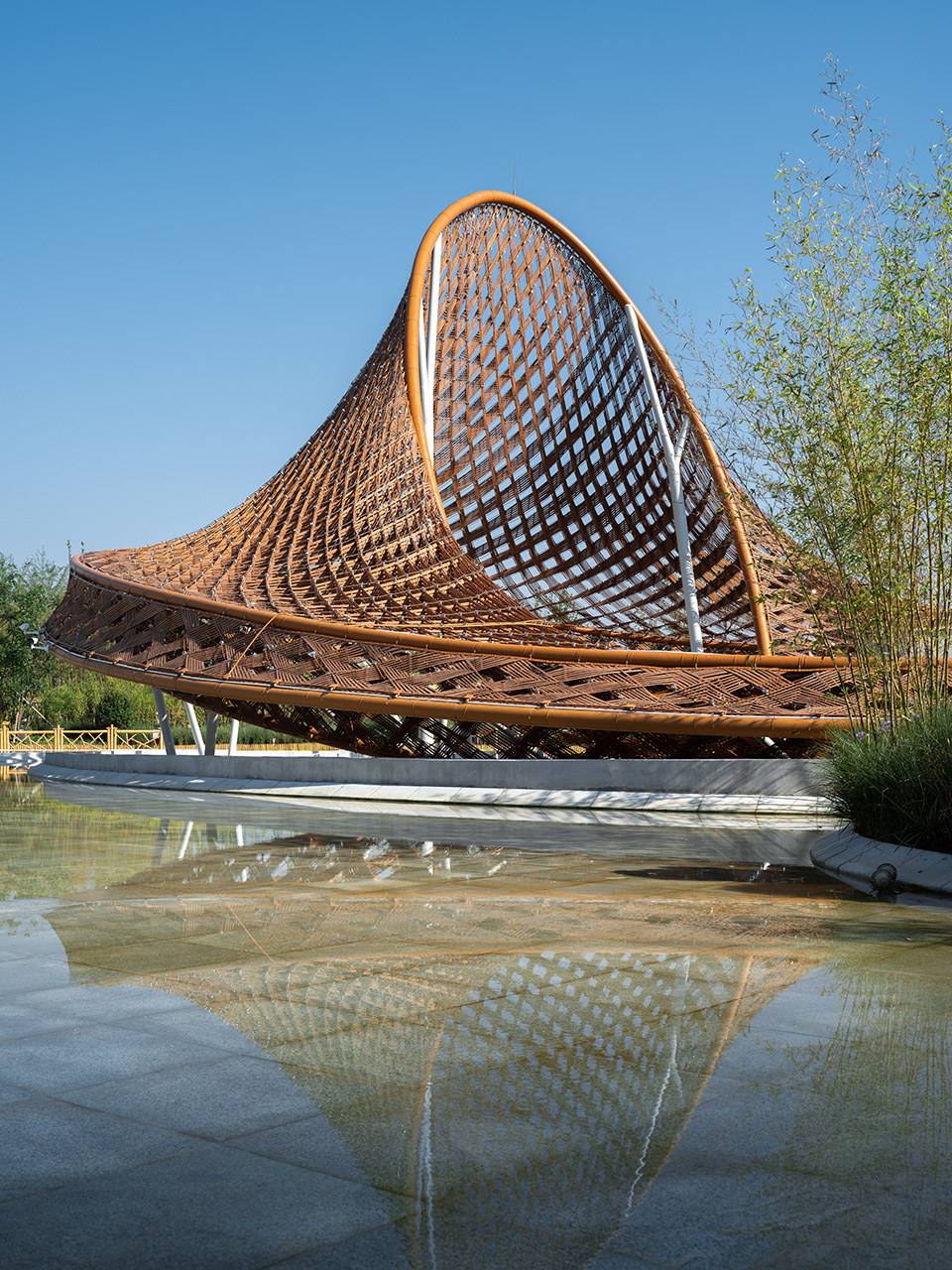 The Bamboo and Rattan Pavilion of the 10th China Flower Expo by ARCPLUS ...