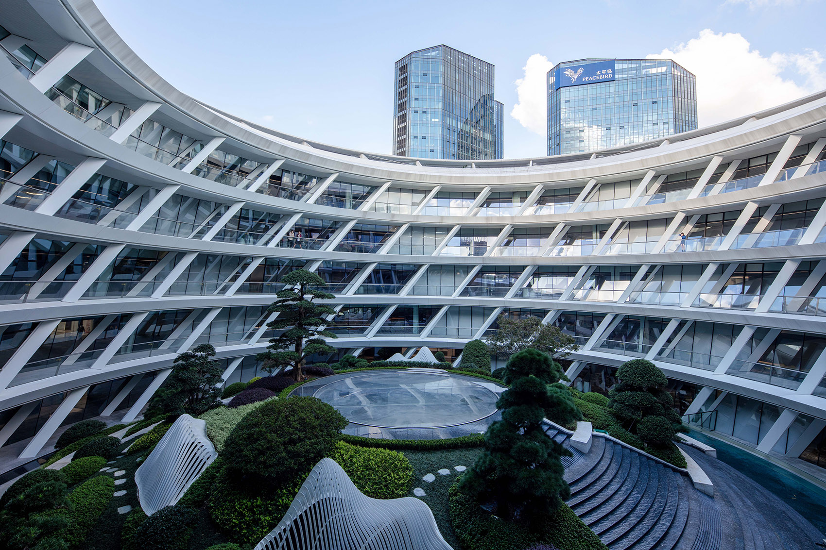 Landscape design of Ningbo·Peacebird Fashion Center by Palm Design - 谷德设计网