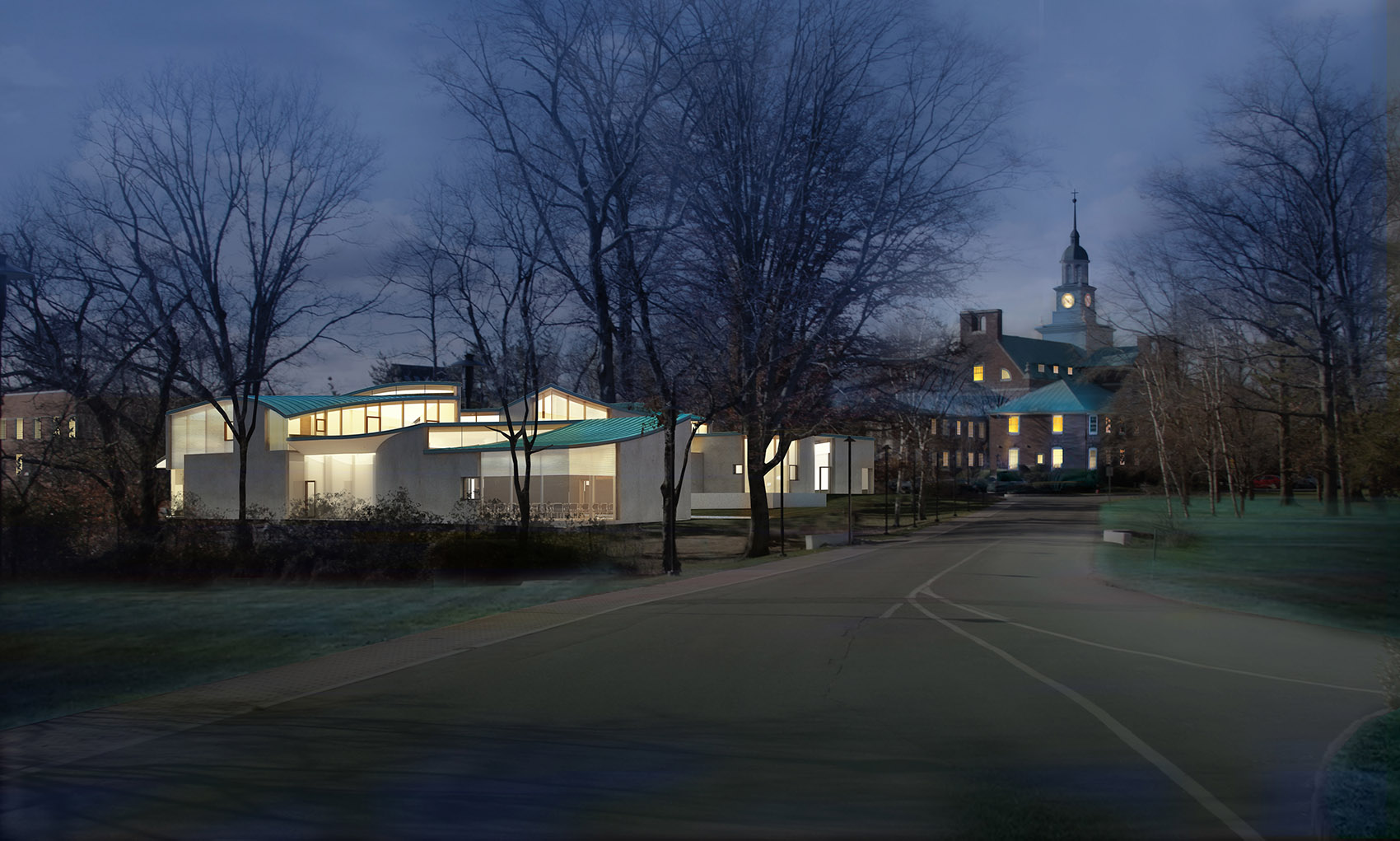 Rubenstein Commons at the Institute for Advanced Study by Steven Holl ...