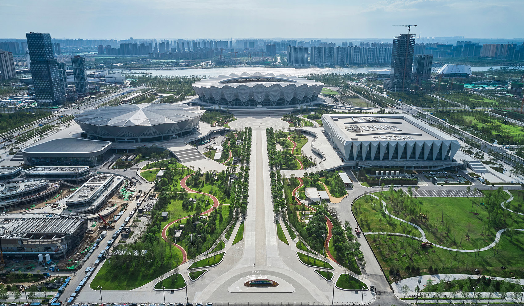Design of the Landscape of Xi’an Olympic Sports Center Project, China ...