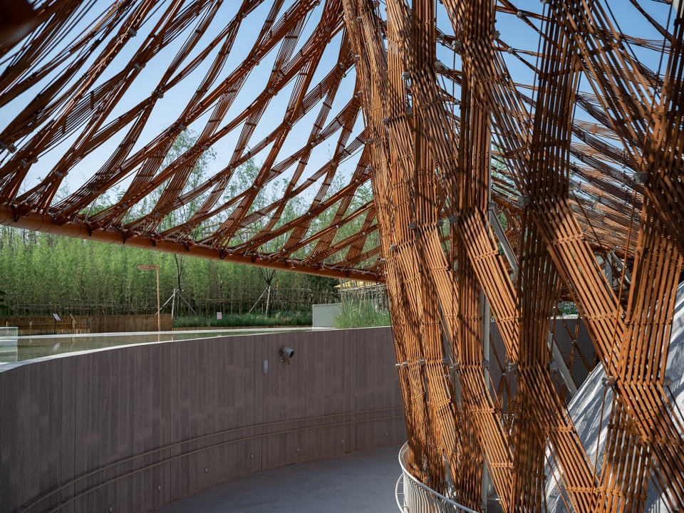 The Bamboo and Rattan Pavilion of the 10th China Flower Expo by ARCPLUS ...