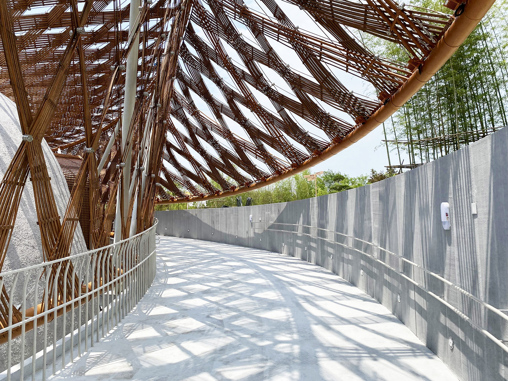 The Bamboo and Rattan Pavilion of the 10th China Flower Expo by ARCPLUS ...