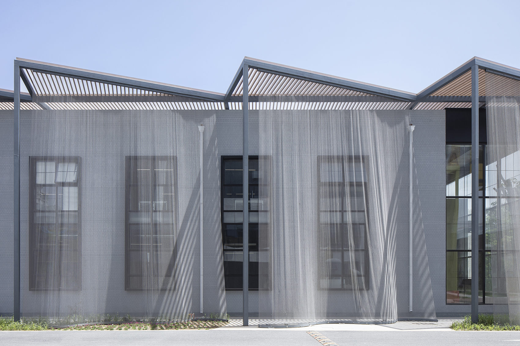 Beijing Fashion Factory courtyard A, China by AntiStatics Architecture ...