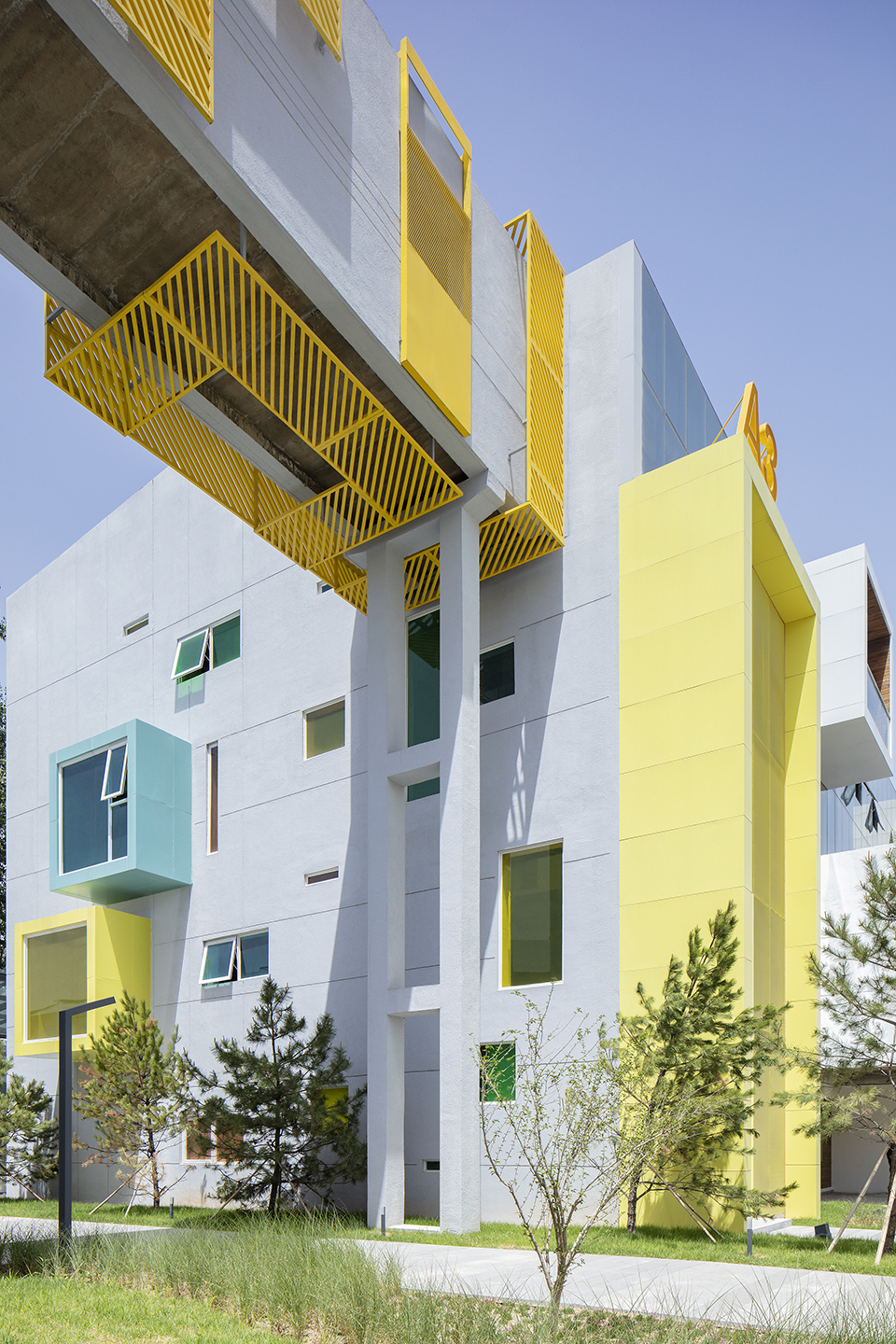 Beijing Fashion Factory courtyard A, China by AntiStatics Architecture ...