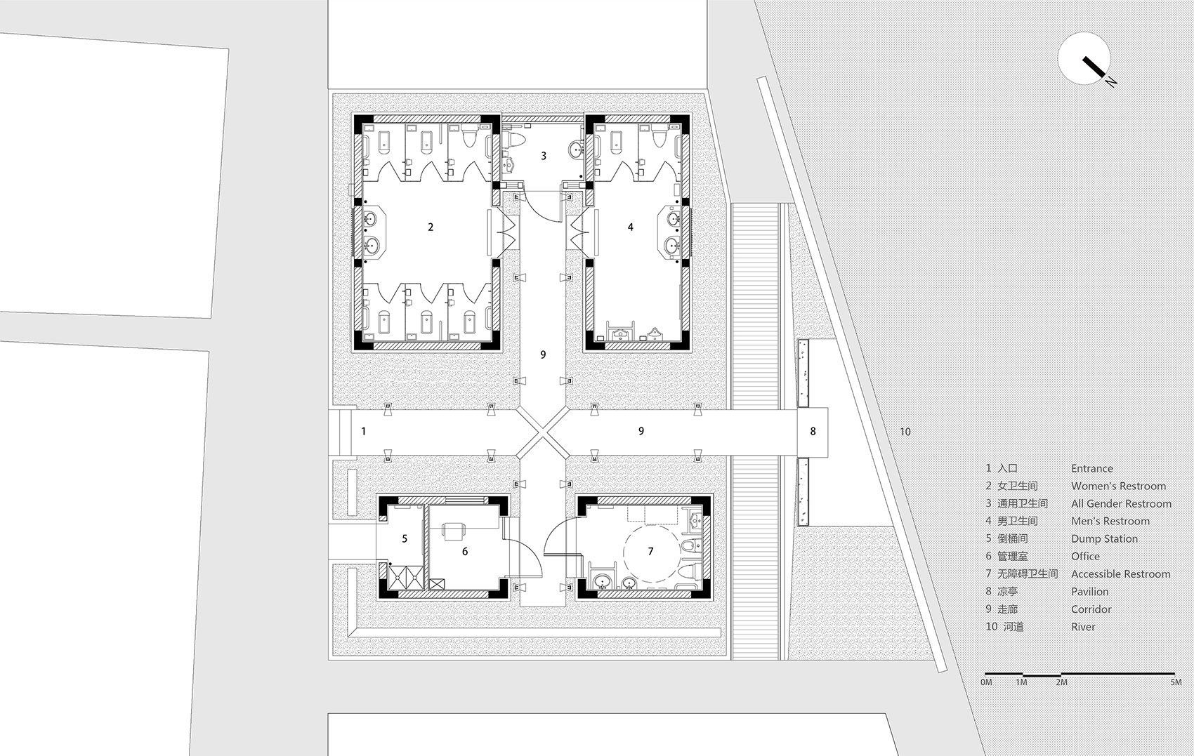 A restroom pavilion, China by Doarchi - 谷德设计网