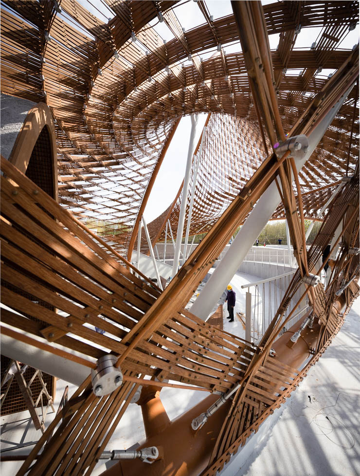 The Bamboo and Rattan Pavilion of the 10th China Flower Expo by ARCPLUS ...