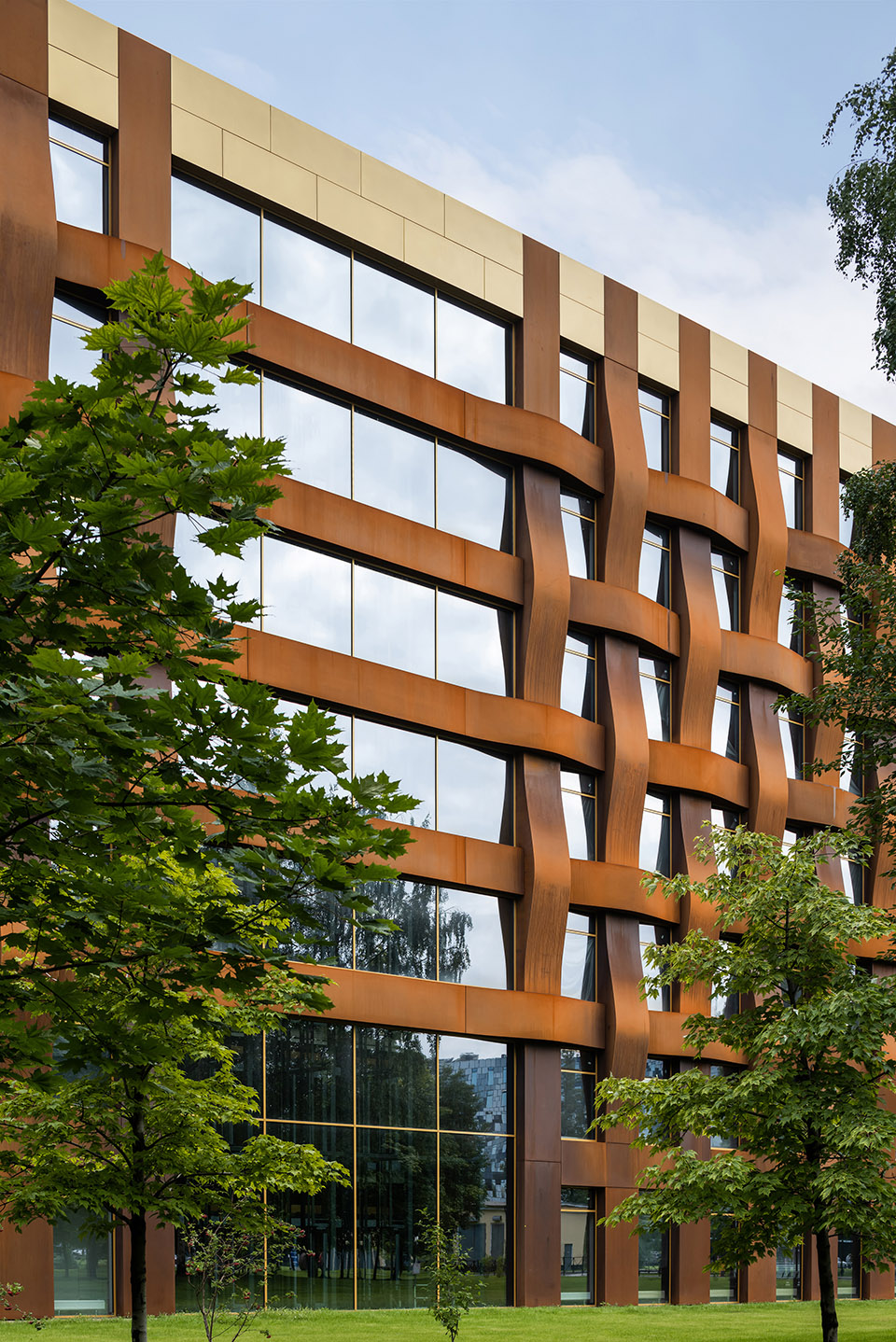Design of the façades and foyers of Ferrum 1 by TCHOBAN VOSS ...