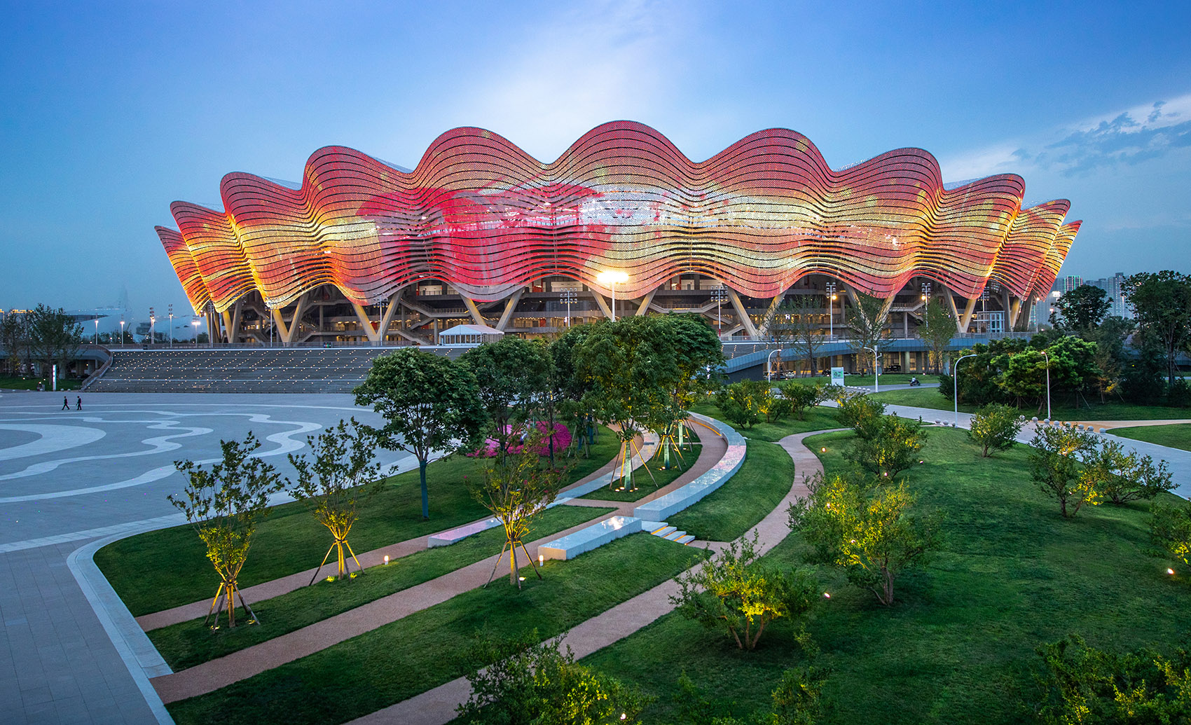 Design of the Landscape of Xi’an Olympic Sports Center Project, China ...