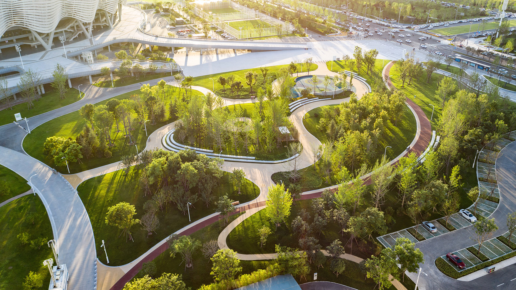 Design of the Landscape of Xi’an Olympic Sports Center Project, China ...