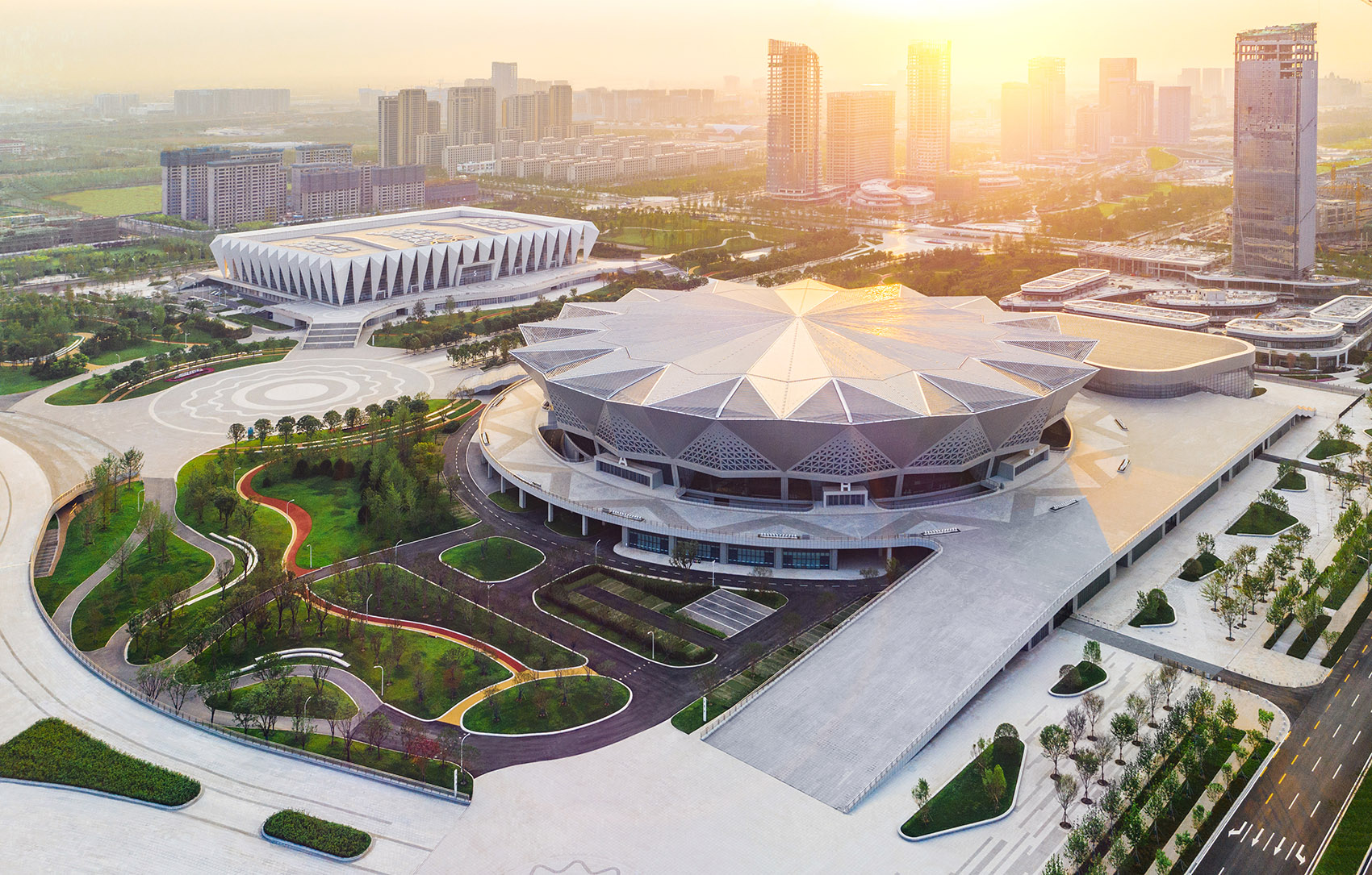 Design of the Landscape of Xi’an Olympic Sports Center Project, China ...