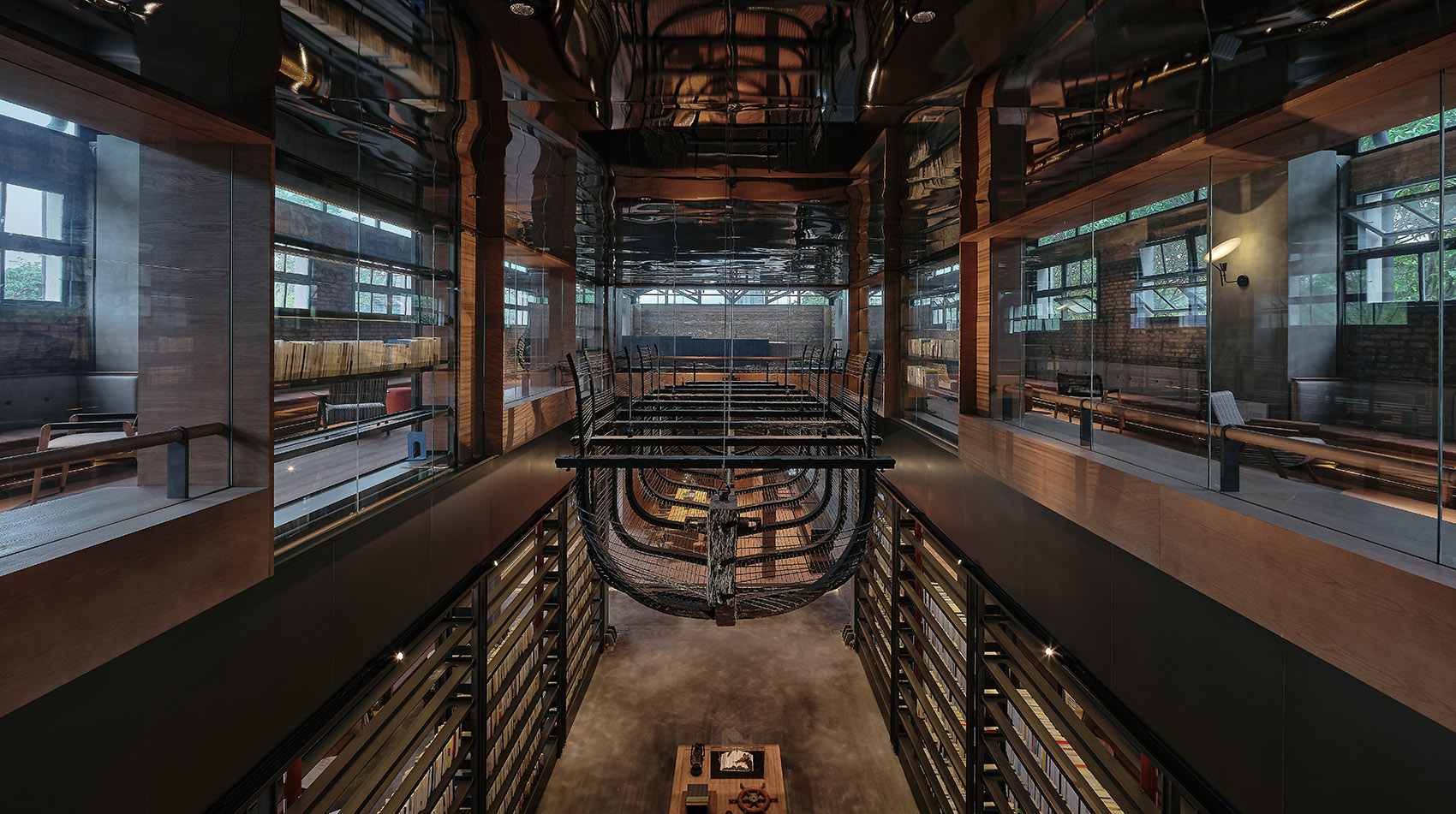 Mawei Shipbuilding Library, China by WJ Design - 谷德设计网