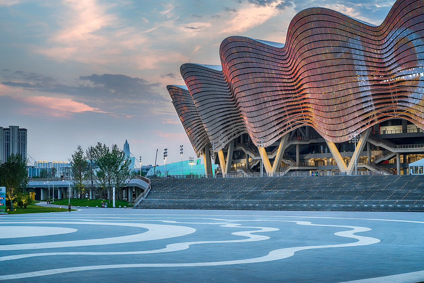 Design of the Landscape of Xi’an Olympic Sports Center Project, China ...