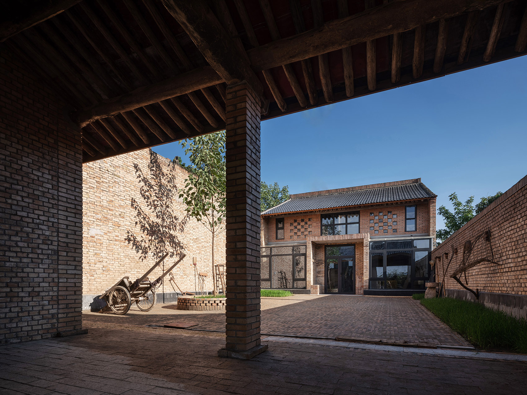 Red Brick Dwellings in Ezi Village, China by General Institute of ...