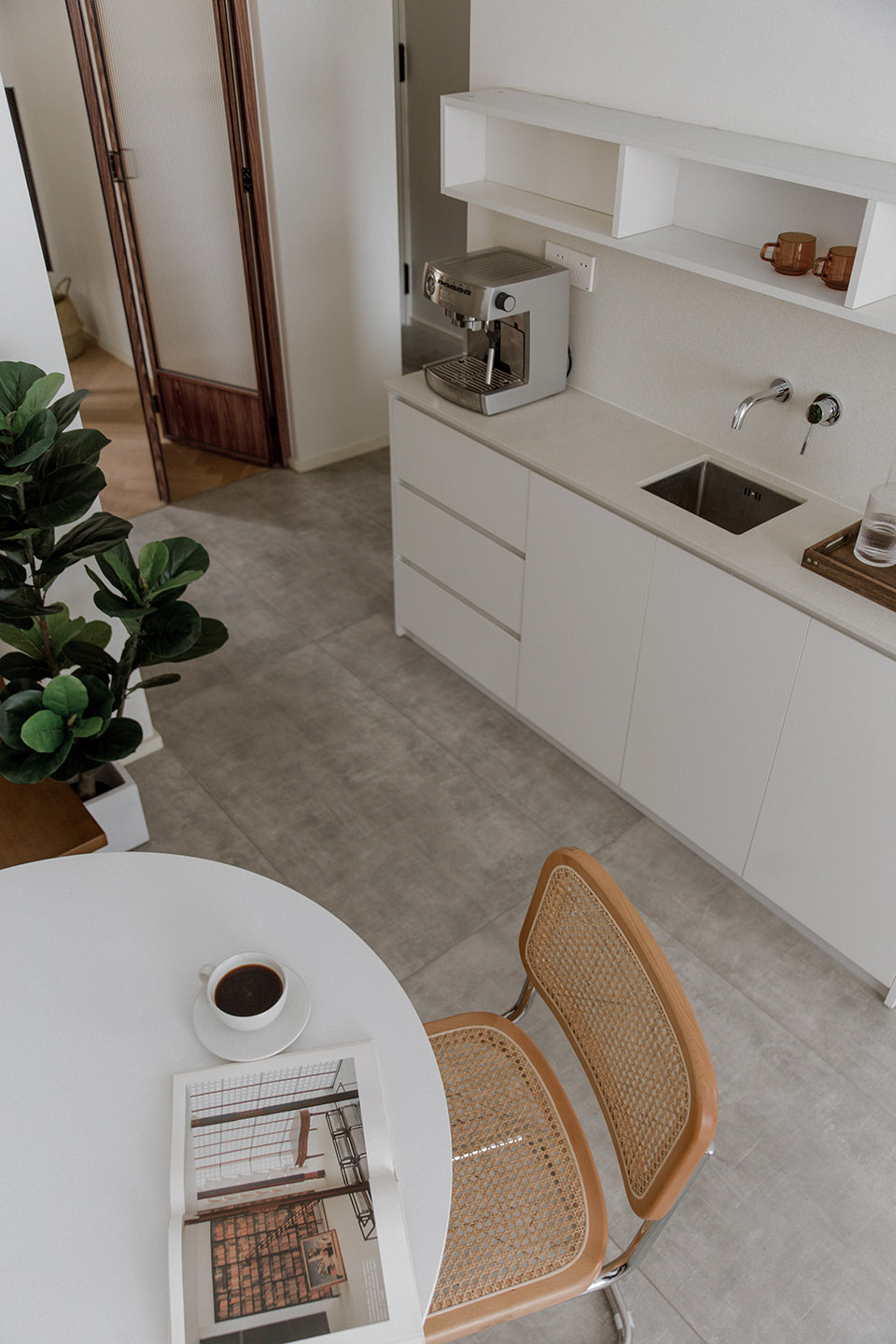 The Wedging of Stainless Steel – 65㎡ apartment interior design by QISI ...