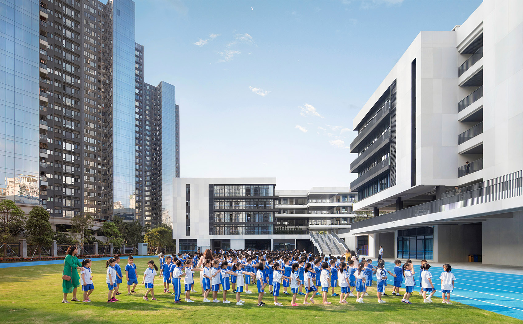 Shenzhen Coastal Primary School, China by SADI - 谷德设计网