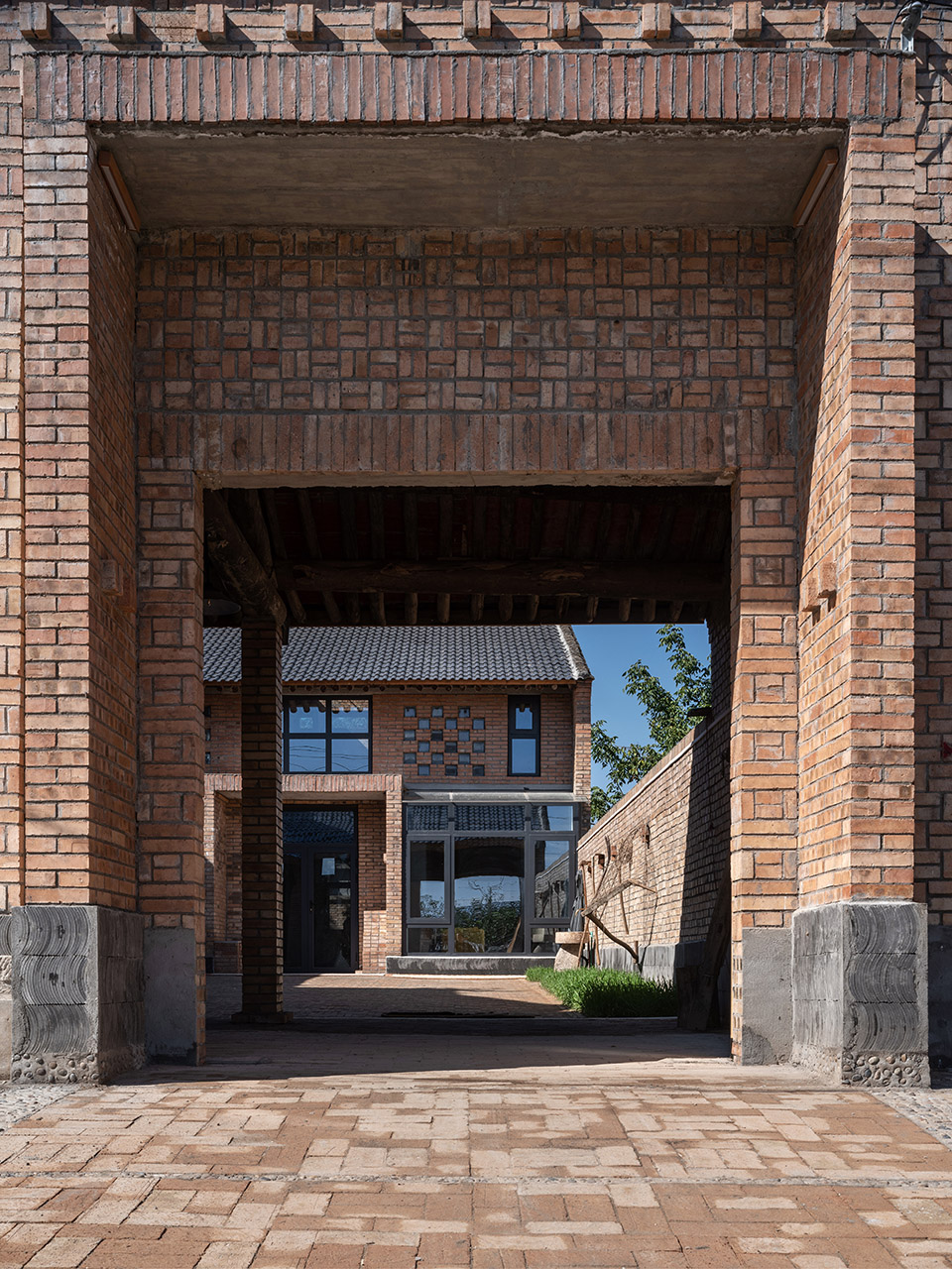 Red Brick Dwellings in Ezi Village, China by General Institute of ...
