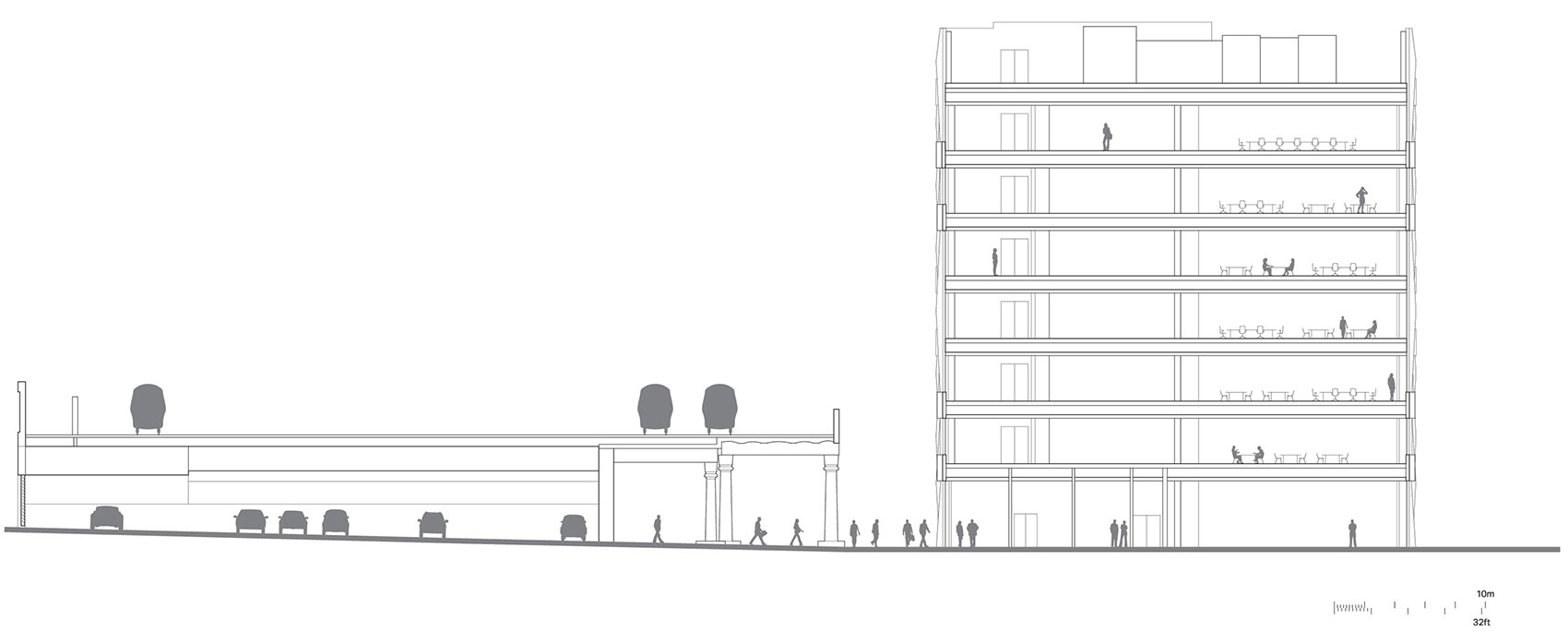 Three New Bailey – New commercial building for HMRC by Make Architects ...