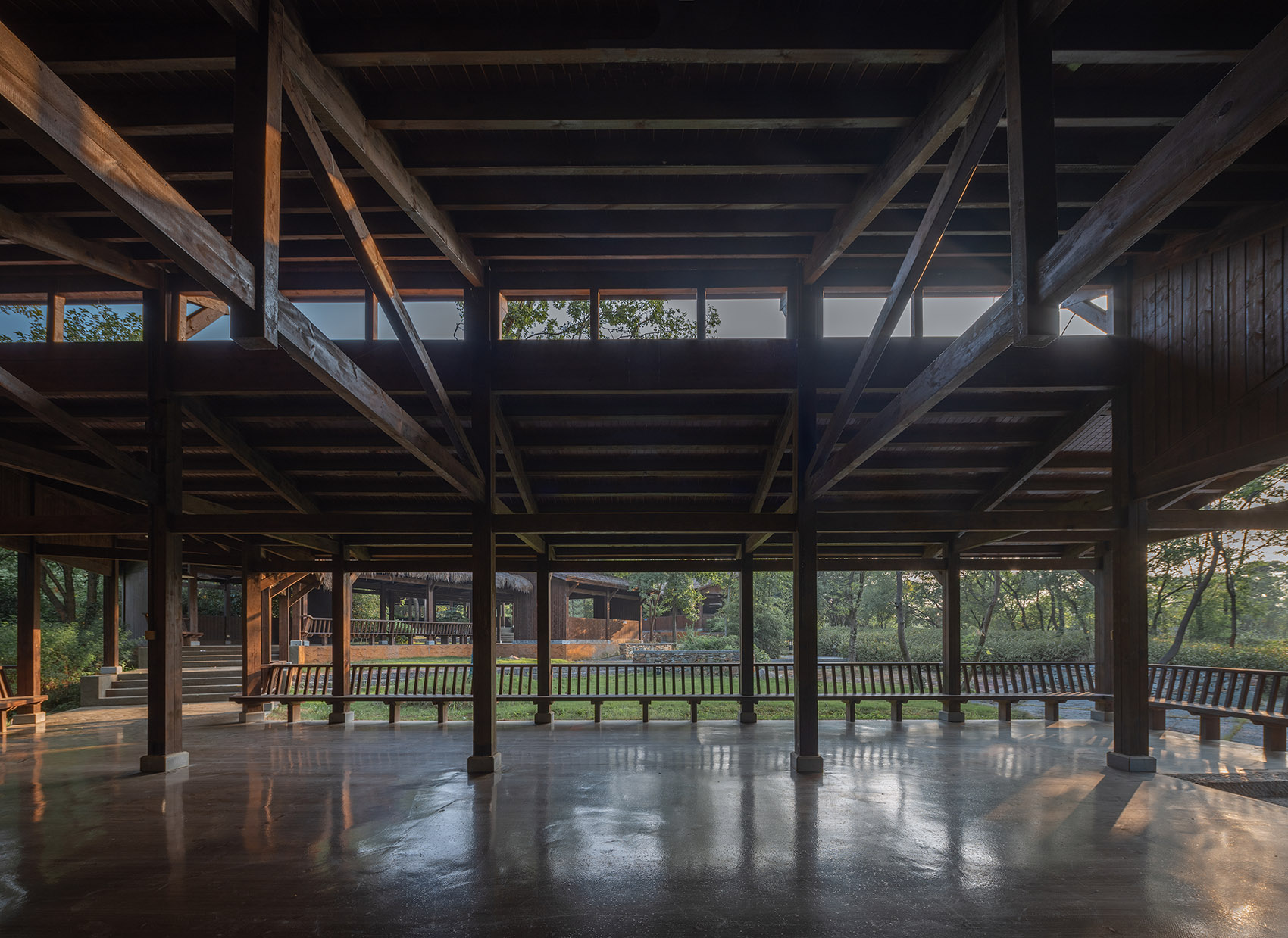 PanLong City National Heritage Park interactive experience areas, China ...