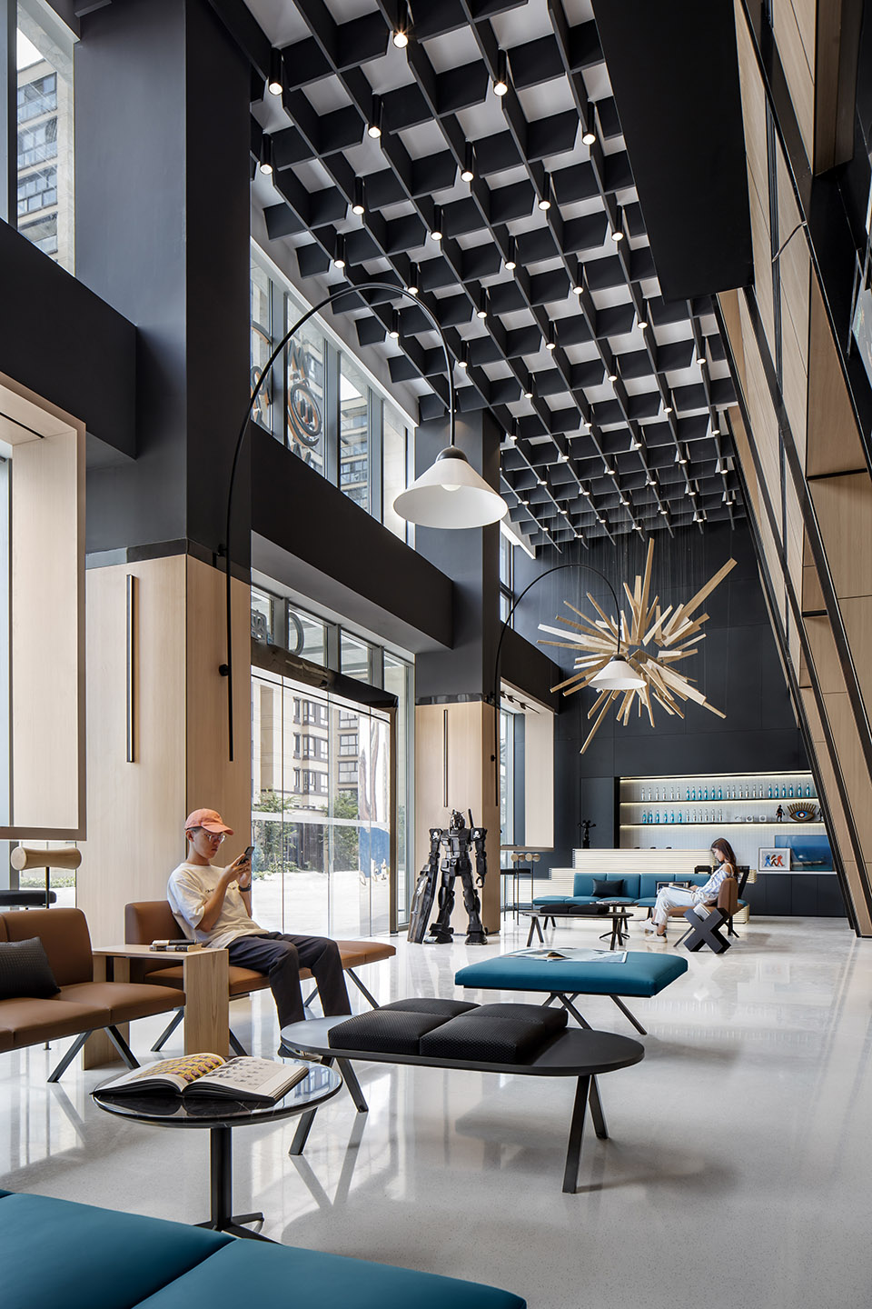 Jun Yu Apartment Lobby Design by MOD - 谷德设计网