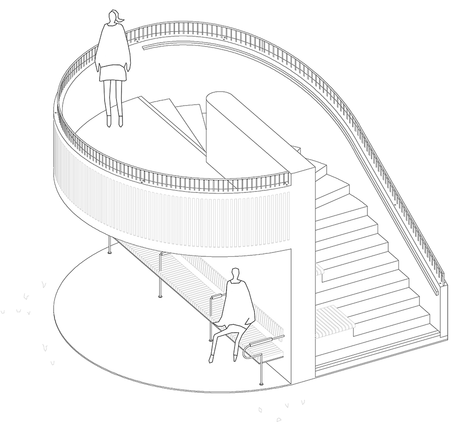 Vårbergstoppen Viewing Platforms by AndrénFogelström - 谷德设计网