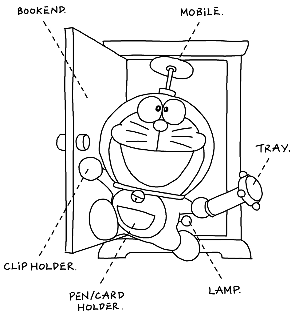 Doraemon minimal desktop collection by nendo - 谷德设计网