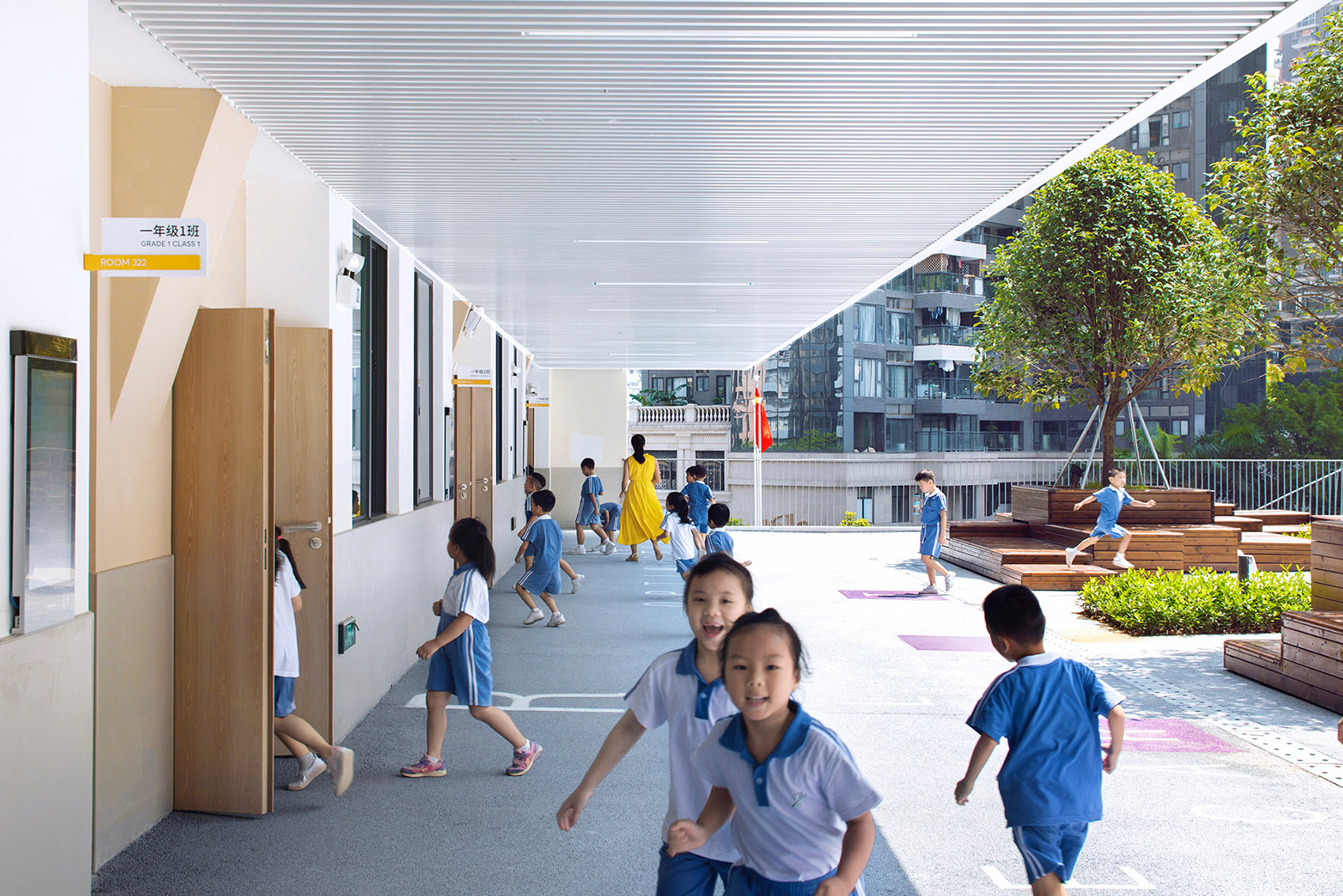 Shenzhen Coastal Primary School, China by SADI - 谷德设计网