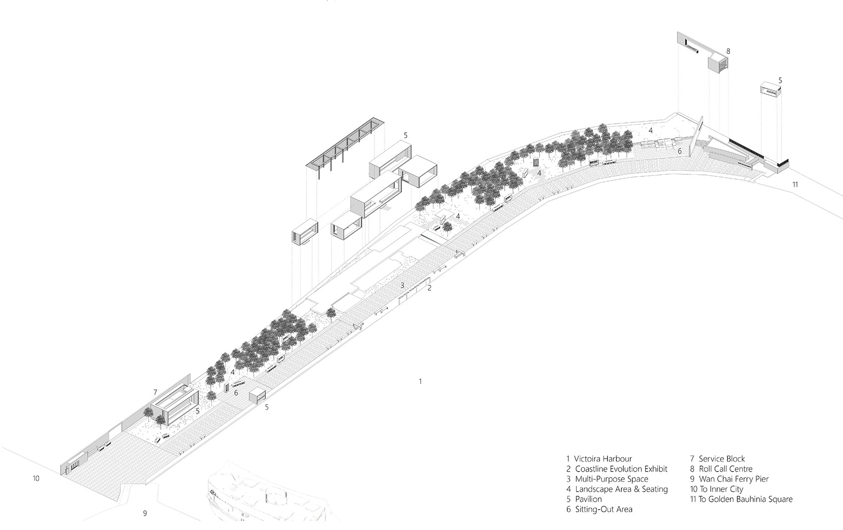 The Garden Embankment – Pierside Precinct – Advance Promenade near Wan ...