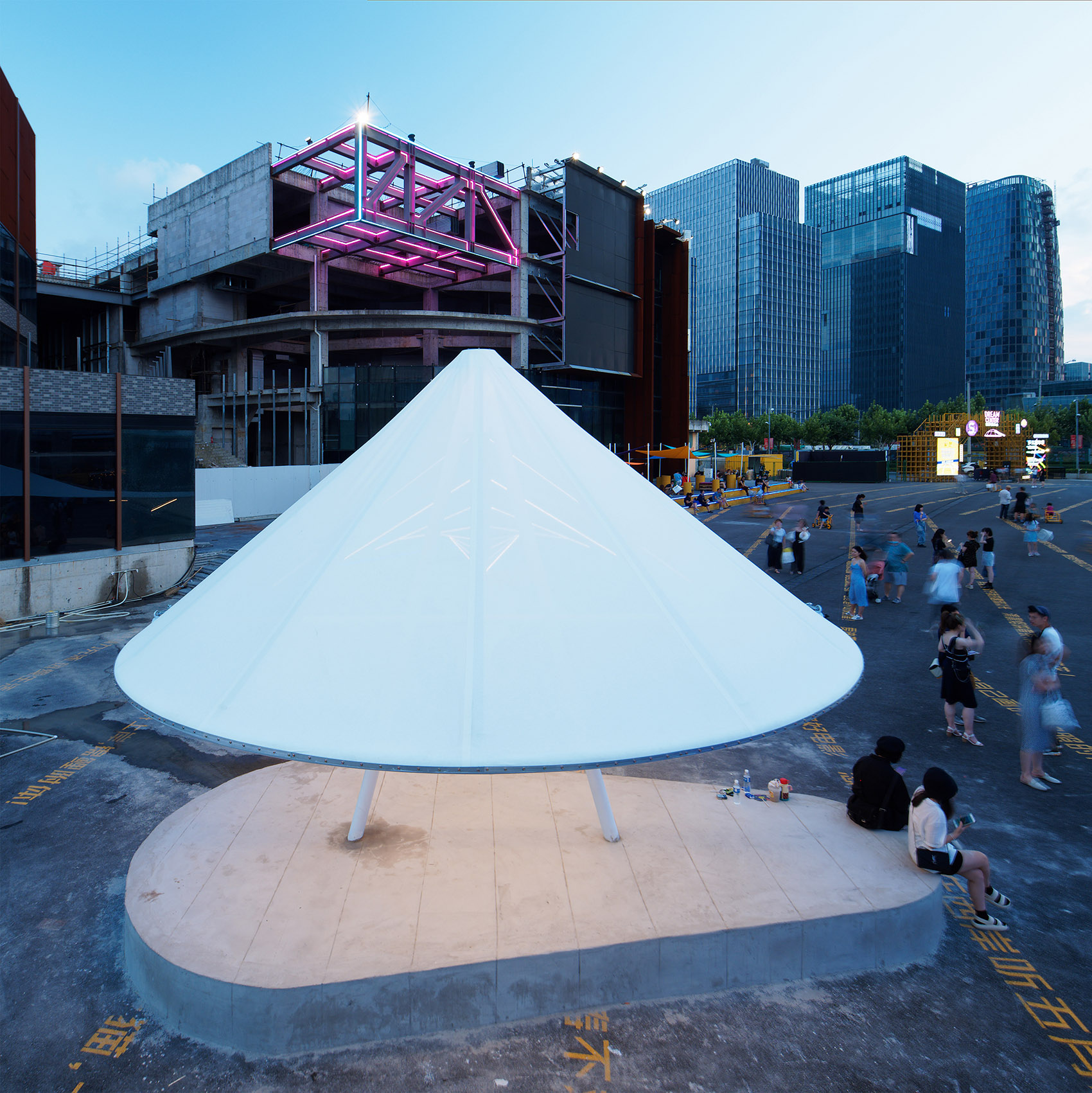 Kite Pavilion, Shanghai, China by CAUP - 谷德设计网