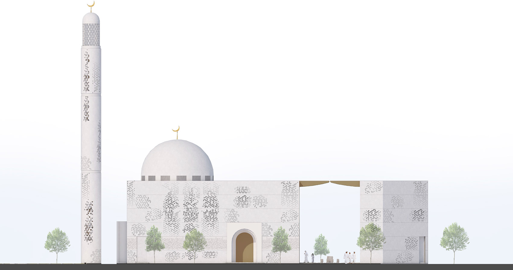 Mosque of The Late Mohamed Abdulkhaliq Gargash by Dabbagh Architects ...