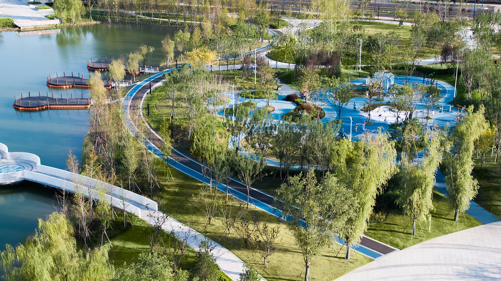 Zhoukou Wanda Furong Lake Ecological City Park, China by Inter Design ...