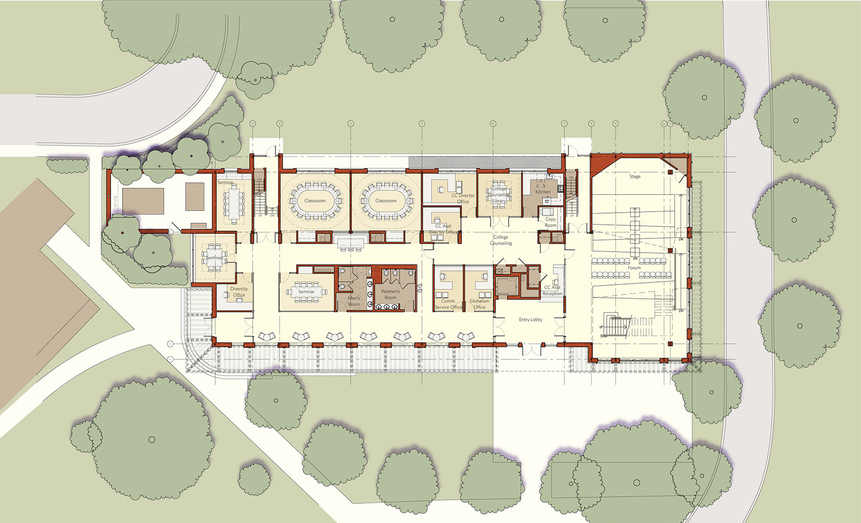 Kenneth K.T. Yen Humanities Building by VMA - 谷德设计网