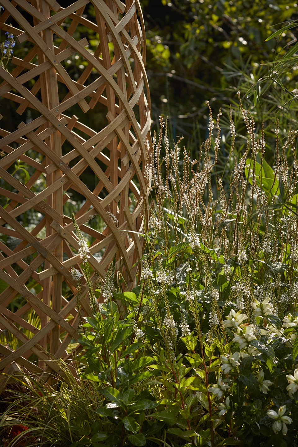 Bamboo Tower in Guangzhou Garden at 2021 Chelsea Flower Show by Xylotek ...