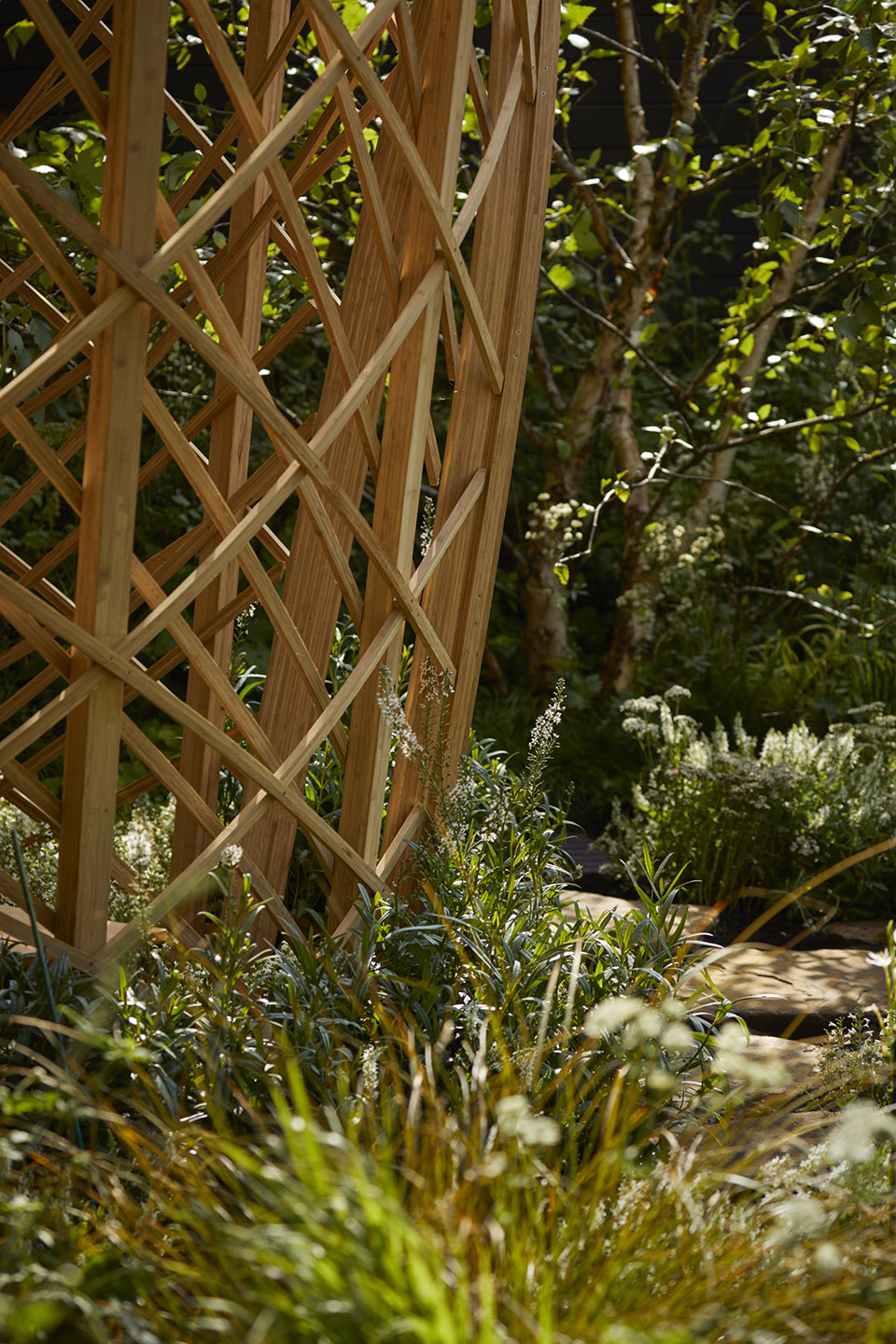 Bamboo Tower in Guangzhou Garden at 2021 Chelsea Flower Show by Xylotek ...