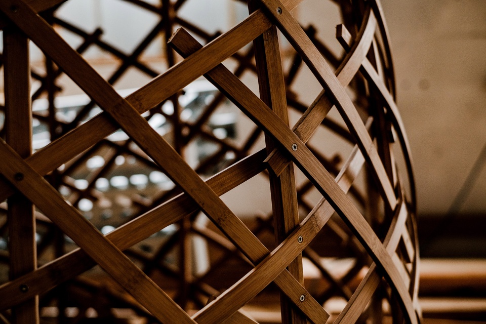 Bamboo Tower in Guangzhou Garden at 2021 Chelsea Flower Show by Xylotek ...