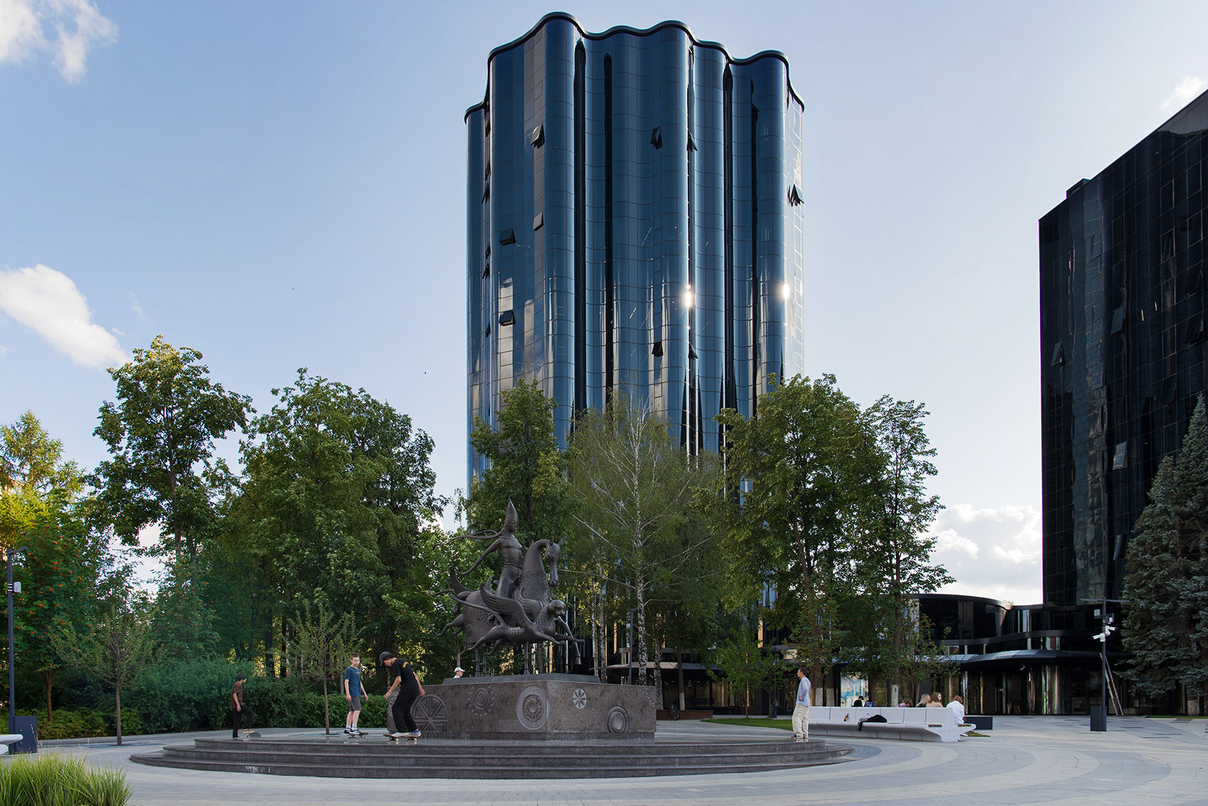 Renovation of the citycenter of Almetyevsk by Arcanika - 谷德设计网