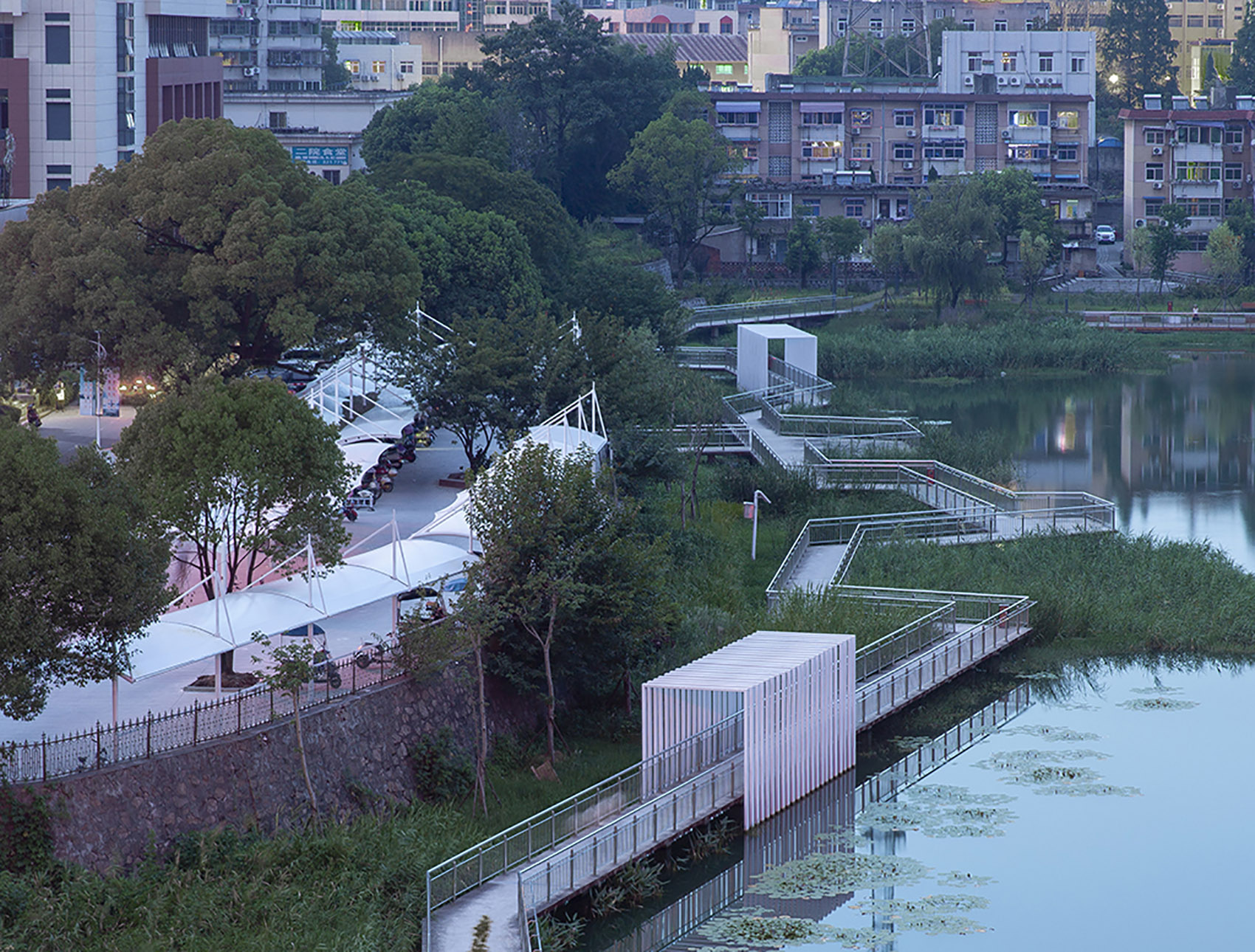Chizhou City Moat Heritage Park, Chizhou, Anhui by UP+S - 谷德设计网