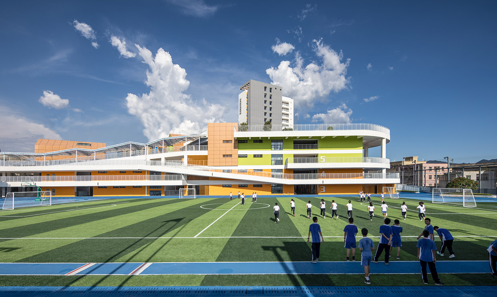 Shenzhen Eastern Bay Area Experimental School, China by Jeffery Design ...