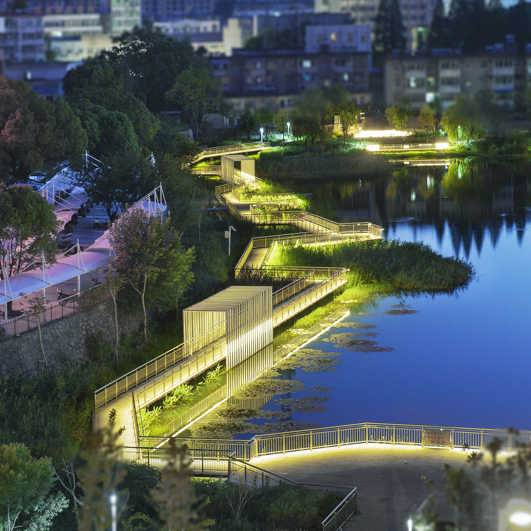 Chizhou City Moat Heritage Park, Chizhou, Anhui by UP+S - 谷德设计网