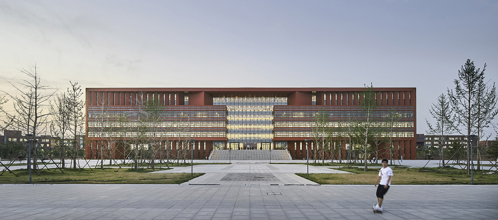 Library of Hebei University of Engineering, China by Gu Zhihong Studio ...