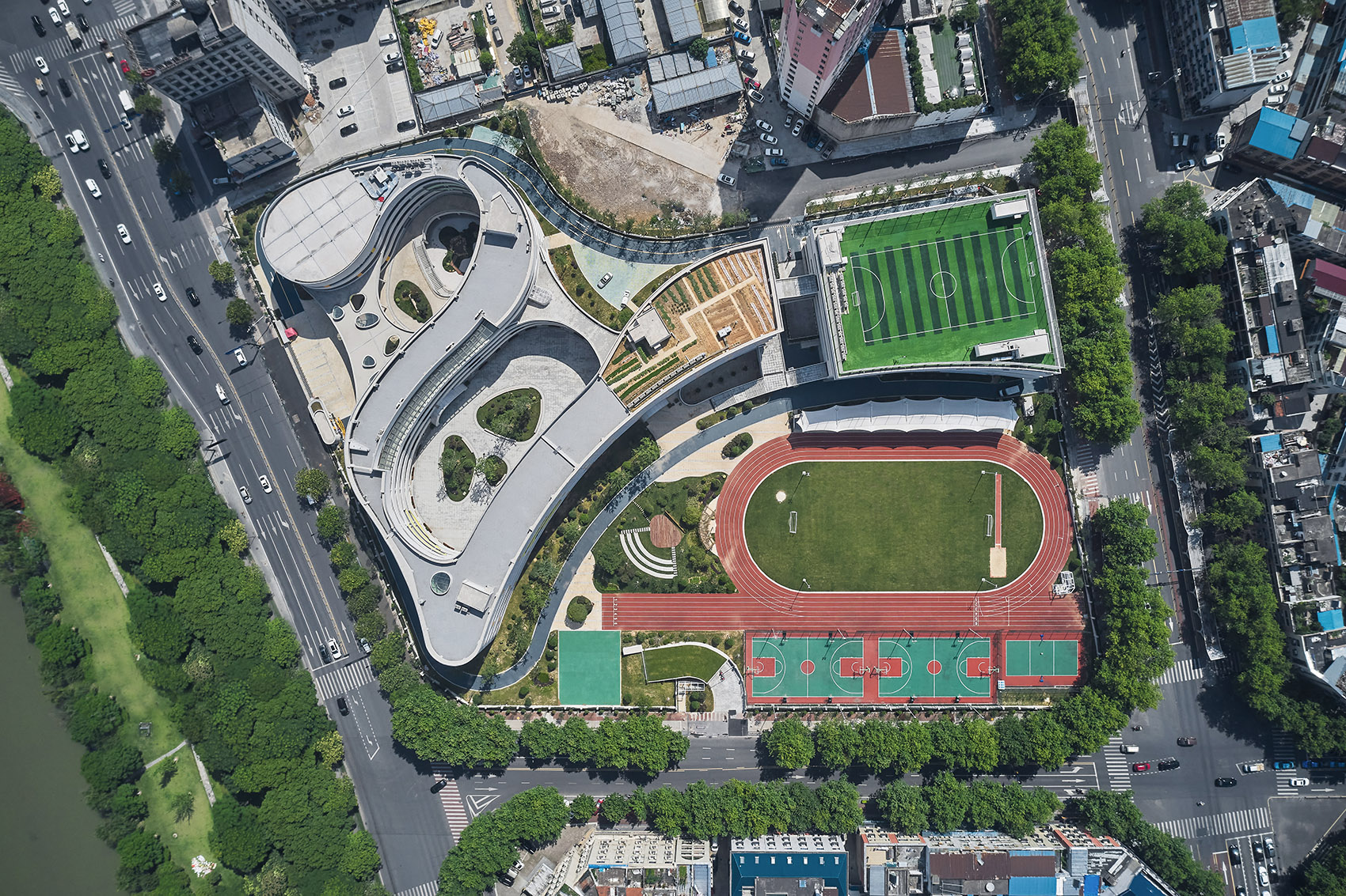 Chouzhou primary school in Yiwu City, China by Zhejiang Province ...